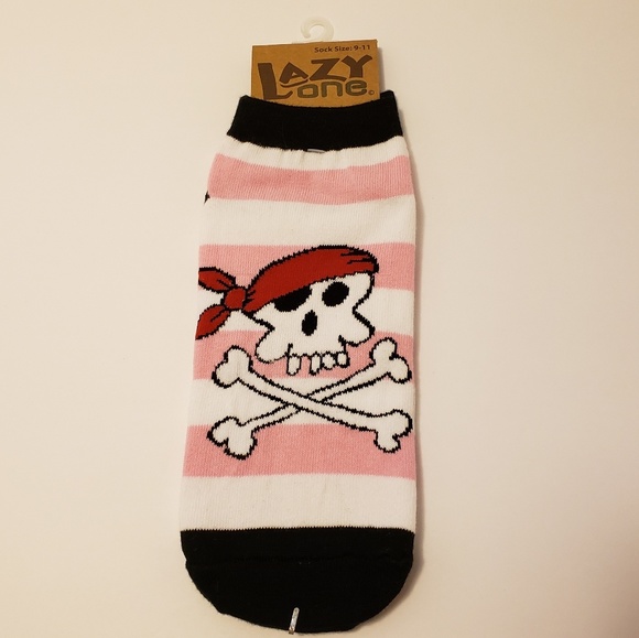 Lazy One | Accessories | Lazy One Brand Pirate Skeleton Grip Socks ...